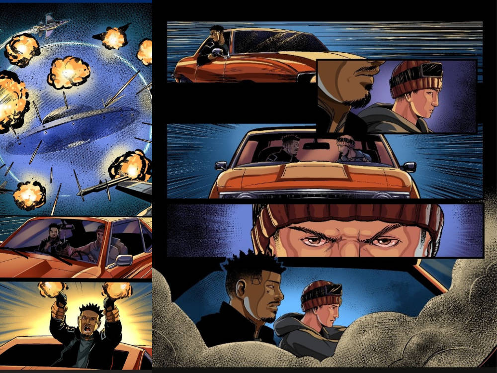 Comic art, comic illustration, graphic novel, storyboard, character ...