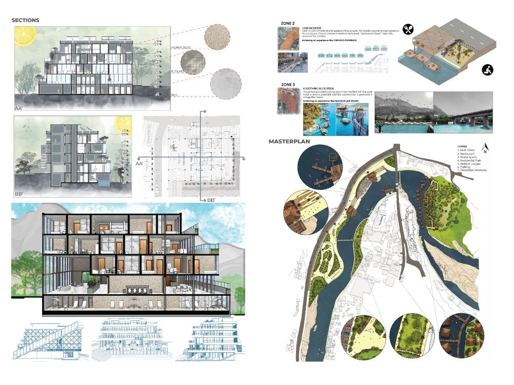A complete architecture project with sheet or layout | Upwork