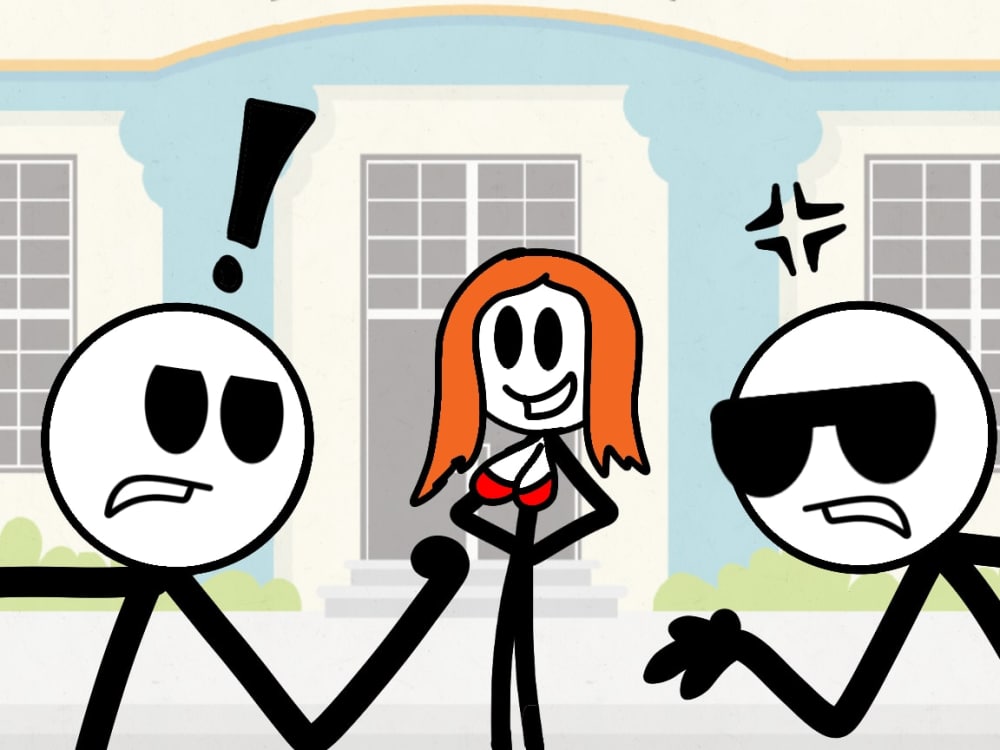 Funny stickman animation for Youtube or Social Media | Upwork