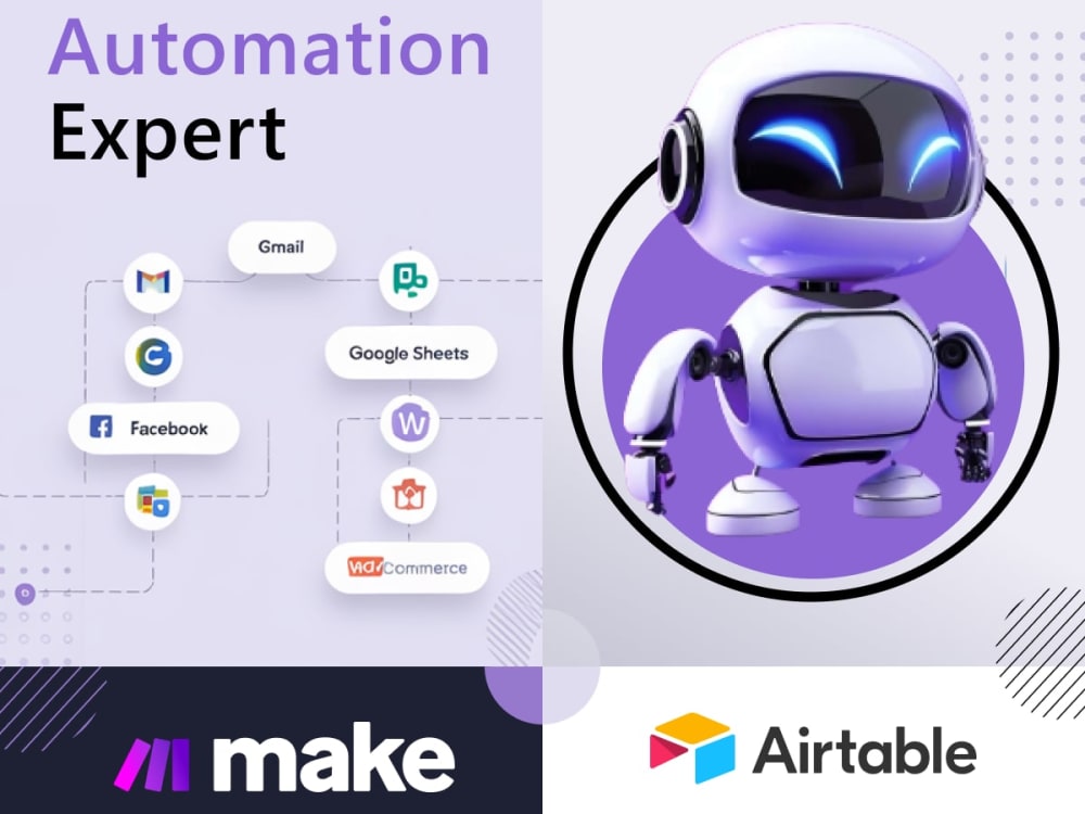 Make.com automation with Airtable integtaion | Upwork