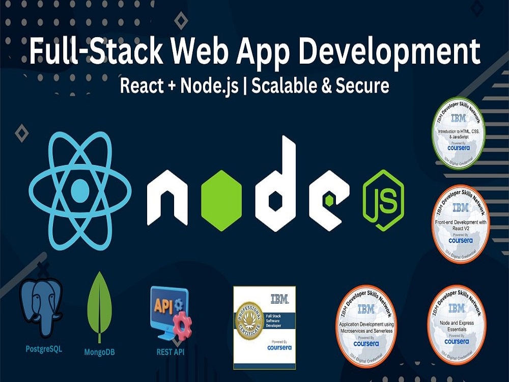 Full-Stack Web App | React & Node.js | MERN & API Integration | Upwork