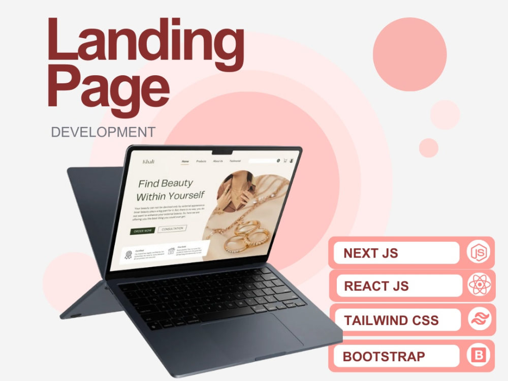 A Pixel Perfect Landing Page using React JS Next JS Tailwind CSS | Upwork
