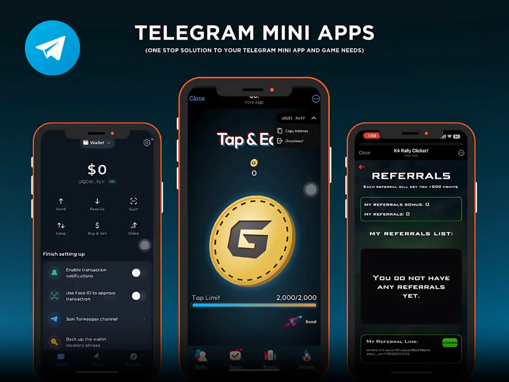 A High Quality Telegram Mini Game/Telegram Bot/ Mini App in Just 7 Days | Upwork