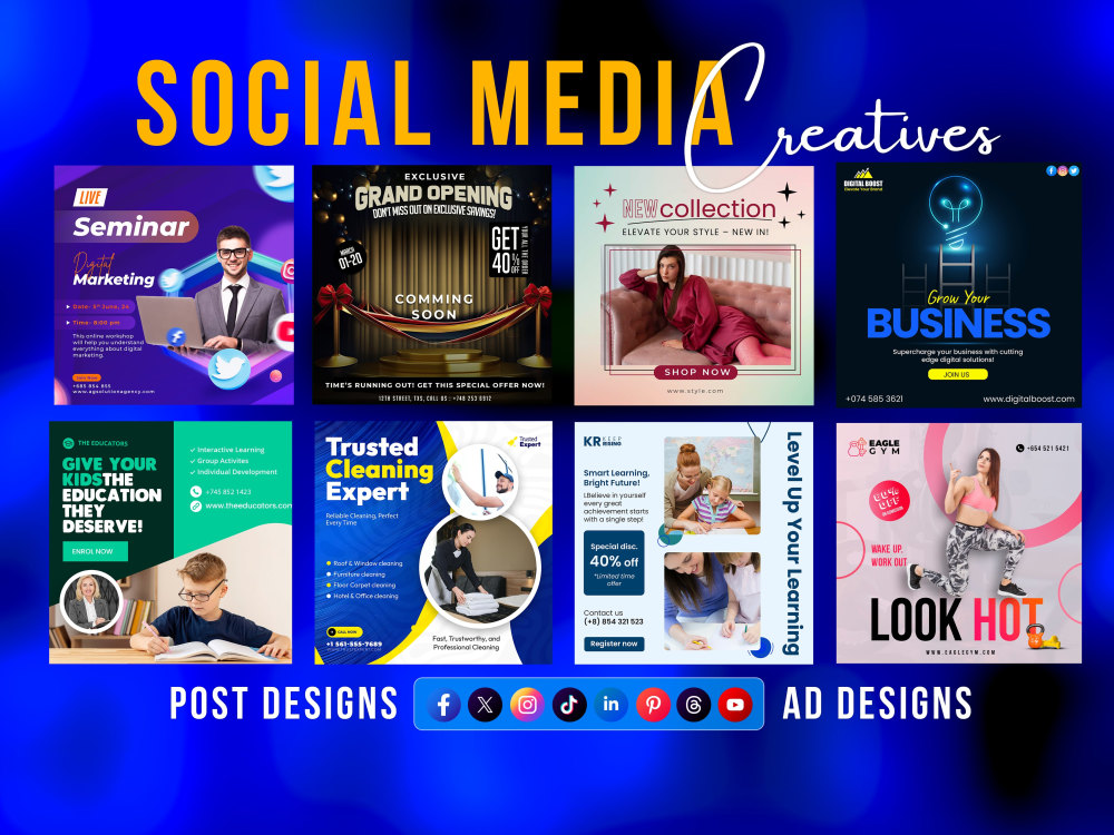 Social media post, fb ad creative, instagram post, ad image, ads design ...