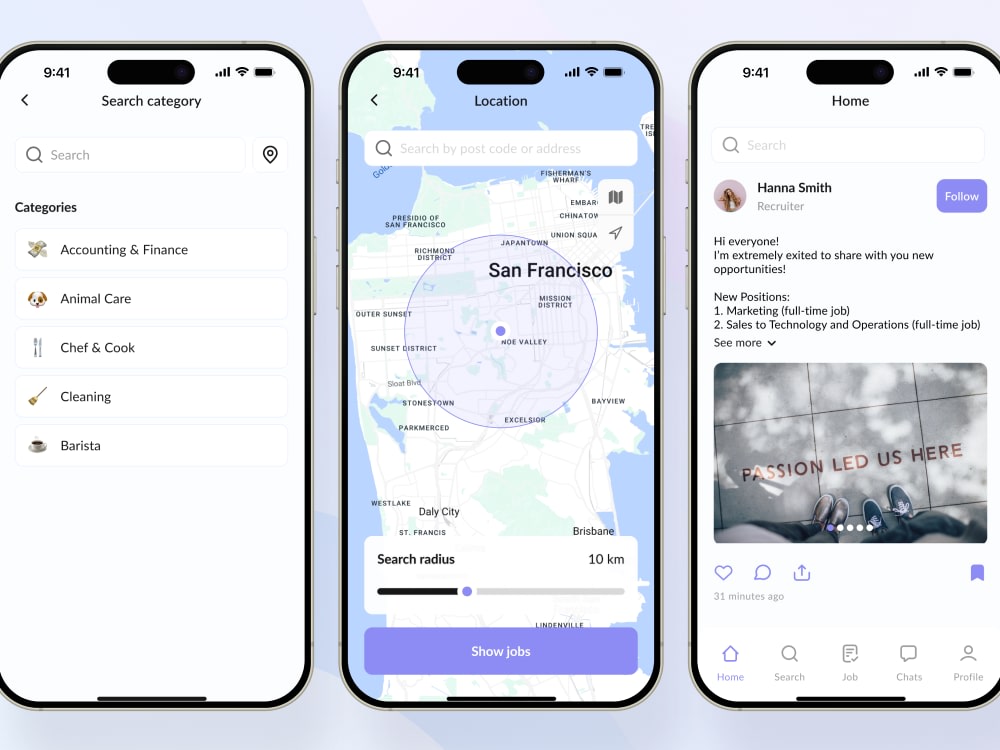 Top quality Mobile App UI design for your Application | Upwork