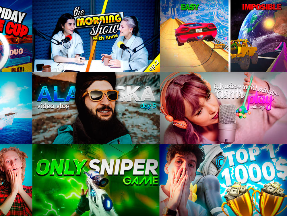 Viral YouTube thumbnail crafted to maximize CTR | Upwork