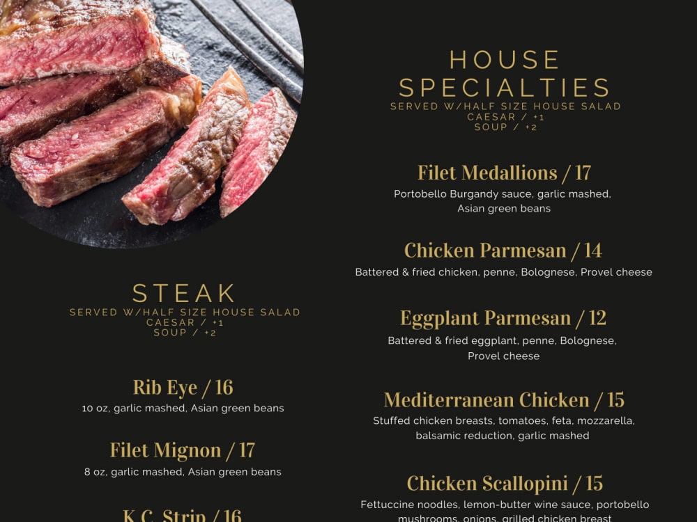 A professional menu design reflecting your branding | Upwork