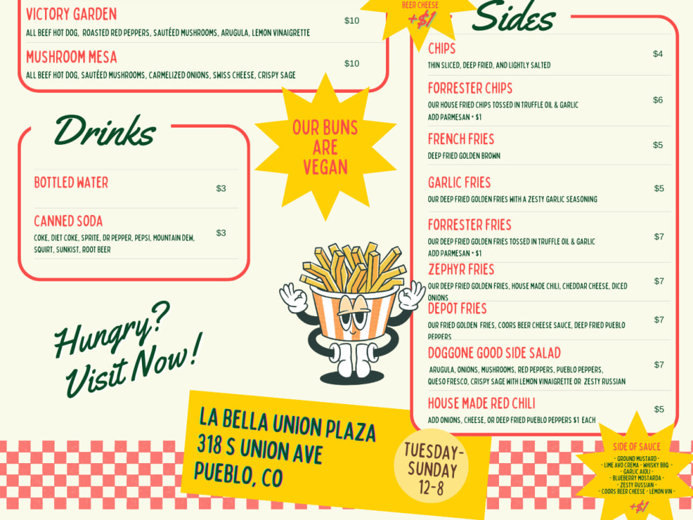 A professional menu design reflecting your branding | Upwork