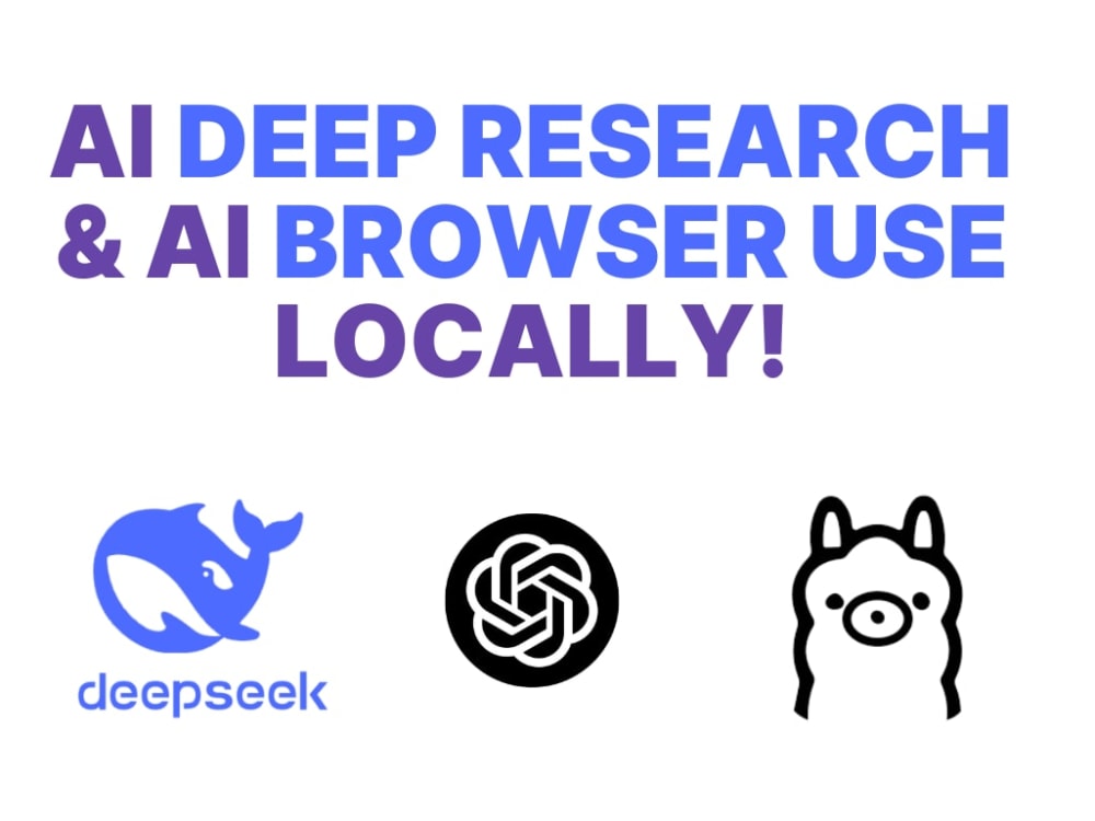 Build local ai deep research or ai browser use ai agent | Upwork