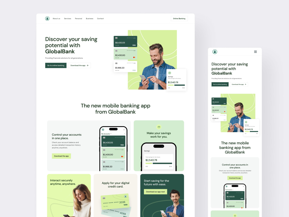 A creative and fully responsive Landing Page Design in Figma | Upwork