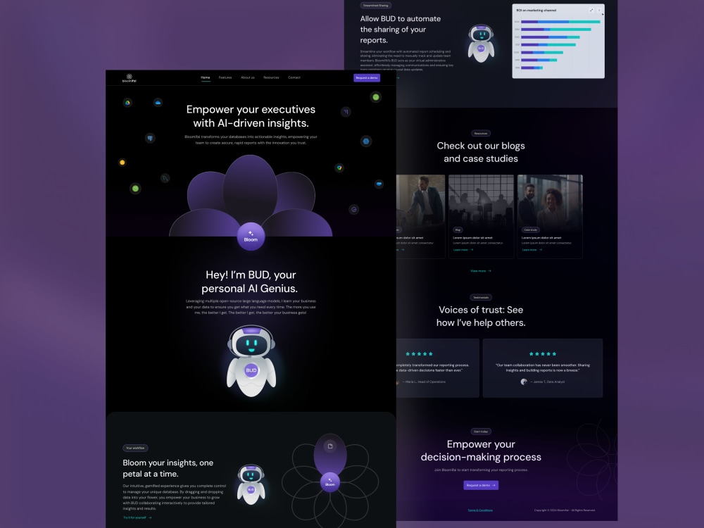 A creative and fully responsive Landing Page Design in Figma | Upwork