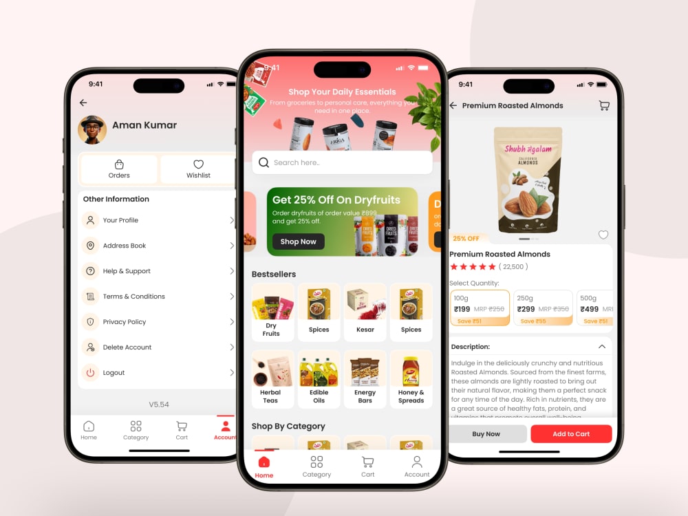Custom mobile app UI UX Design | Upwork