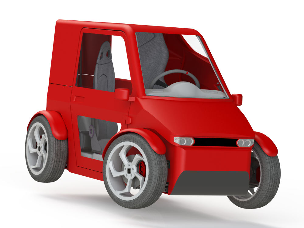 Professional SolidWorks 3D Model of L6e Concept Vehicle | Upwork