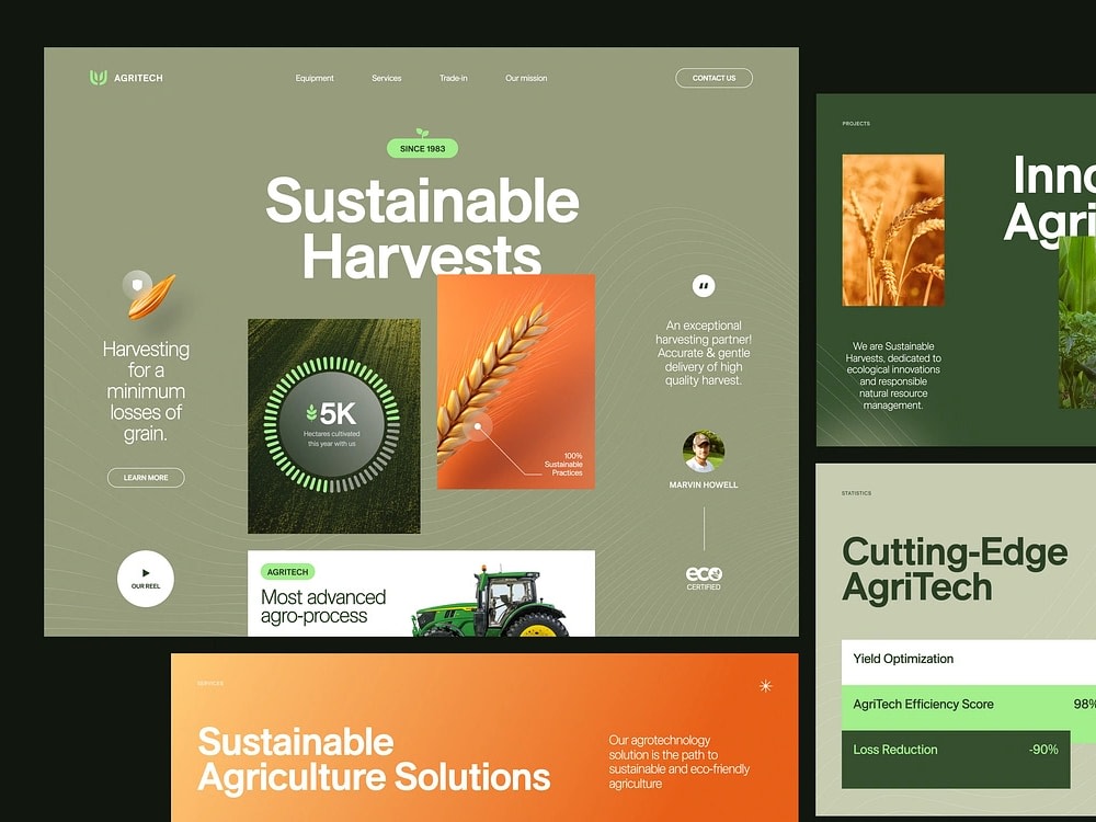 AI Powered Agritech UI for Modern Farming Solutions | Upwork