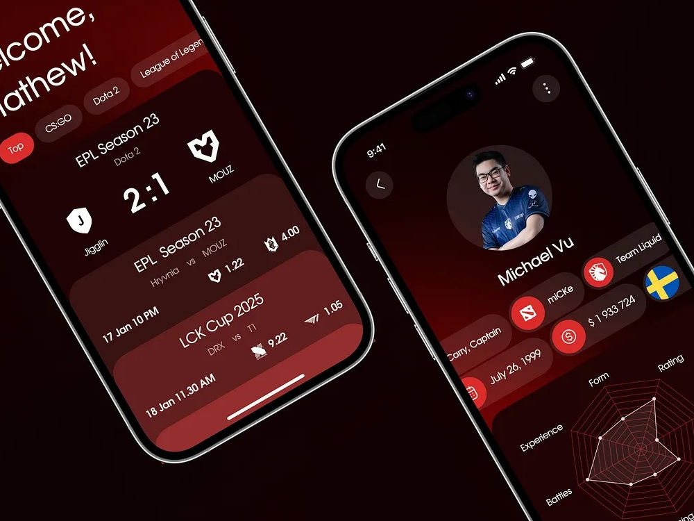 A Stunning & User-Friendly Gaming Mobile App Design | Upwork
