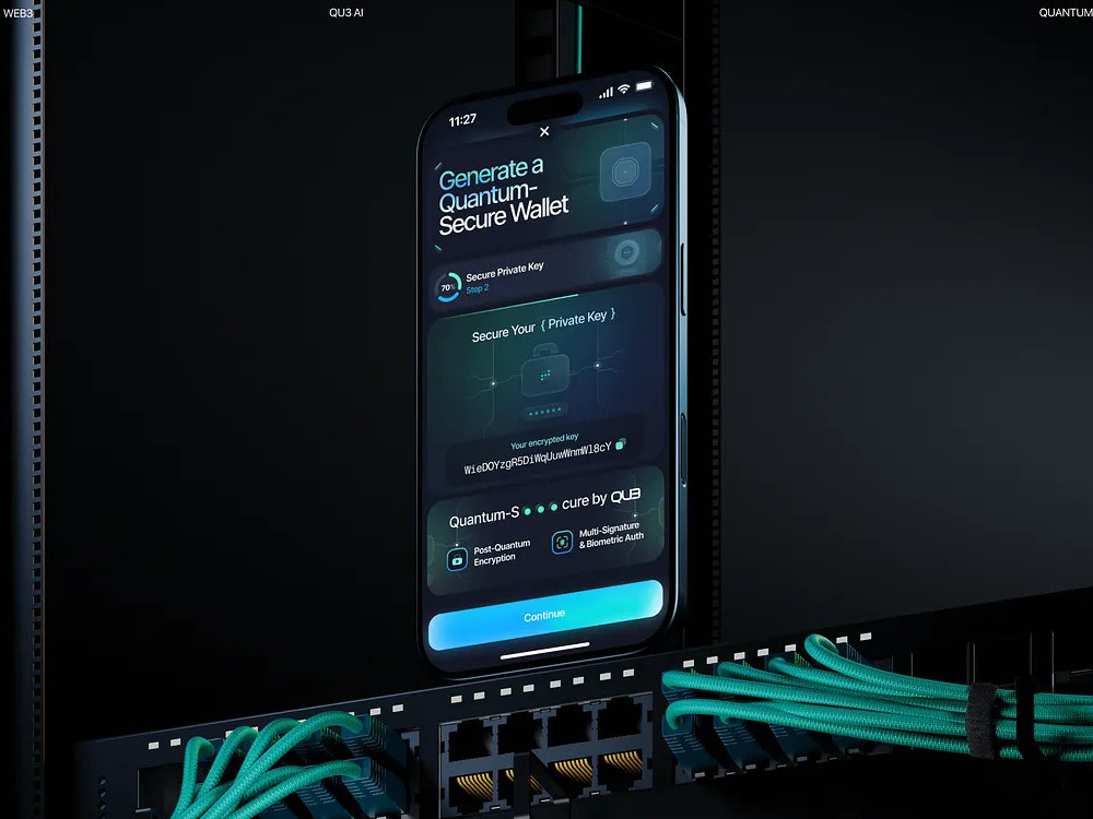 AI-Powered Quantum Wallet UI for Secure Digital Transactions | Upwork