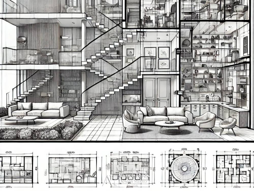 Design professional 2d interior floor plans with furniture layout | Upwork