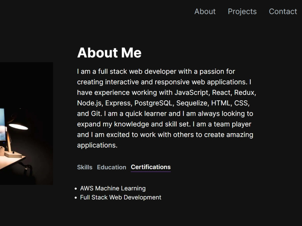 A personalized portfolio website | Upwork