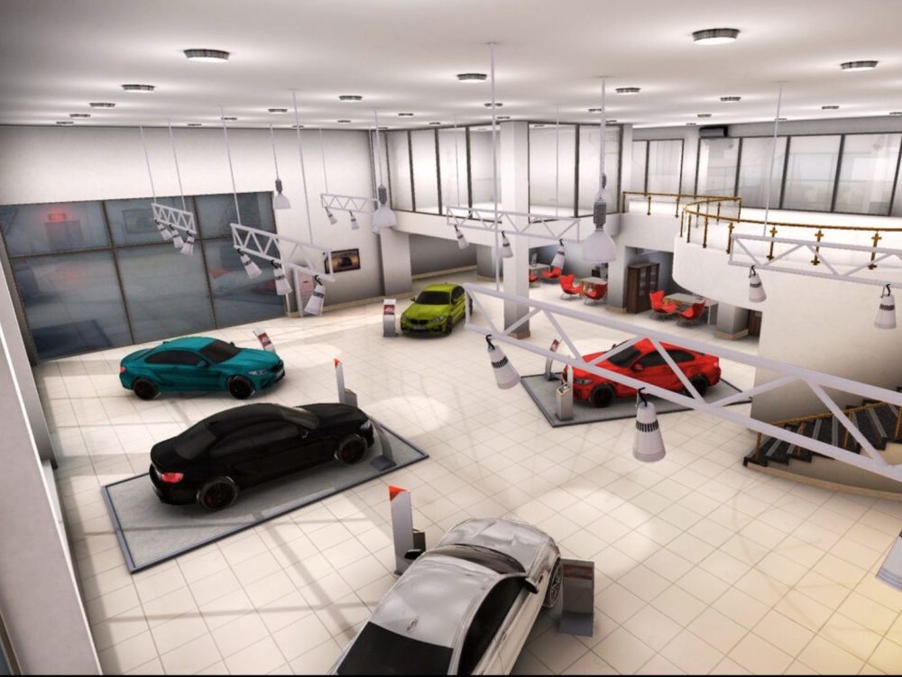 3D Modelling and Rendering of your car showroom design | Upwork
