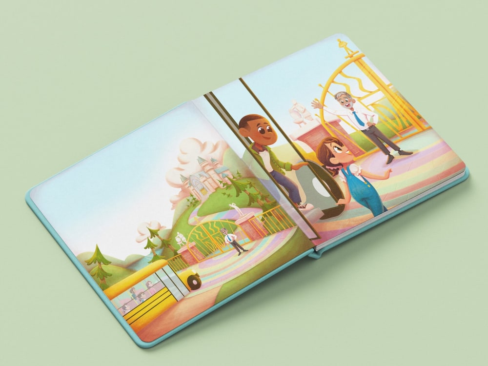 3d children book illustration and 3d children story book | Upwork