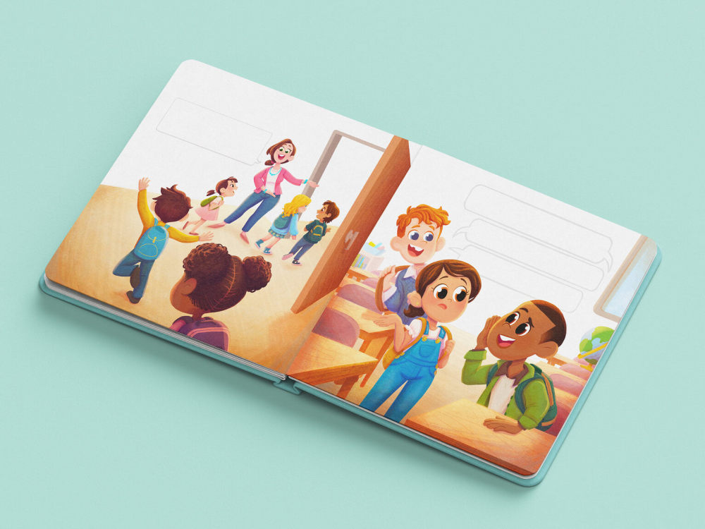 3d children book illustration and 3d children story book | Upwork