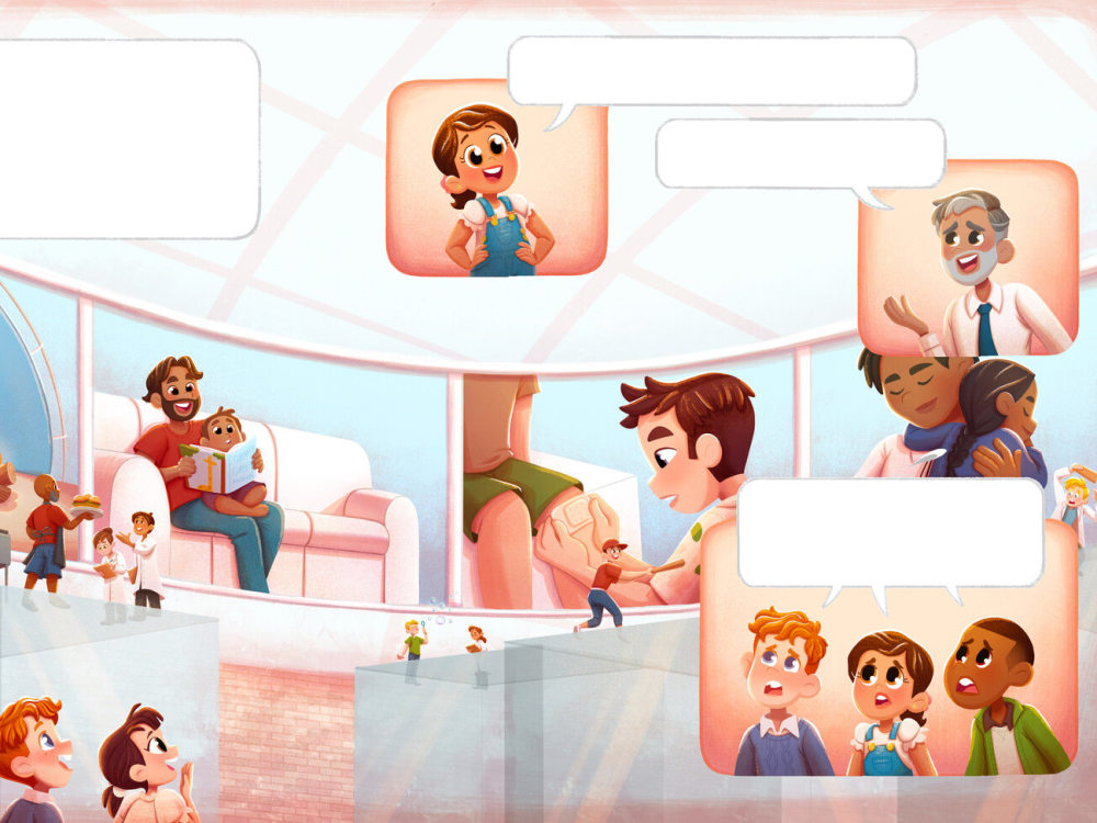 3d children book illustration and 3d children story book | Upwork