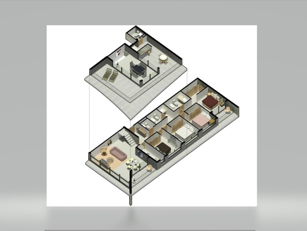 Isometric architectural plans | Upwork