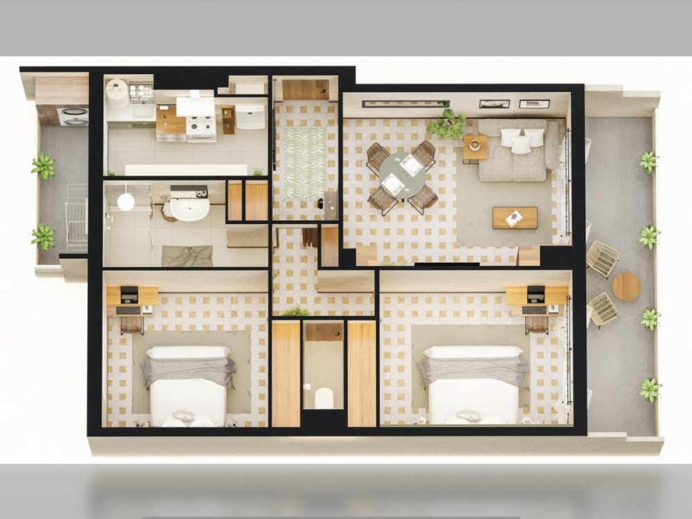 Isometric architectural plans | Upwork
