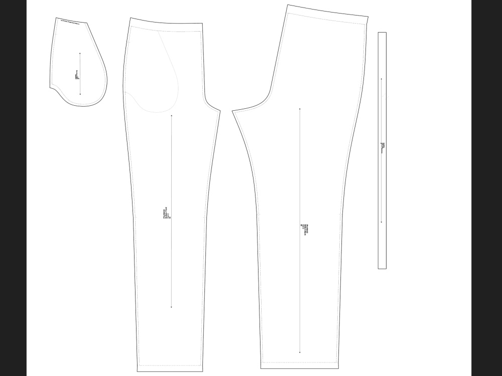 A digital CAD sewing pattern for your project (PDF, DXF Ai files) | Upwork