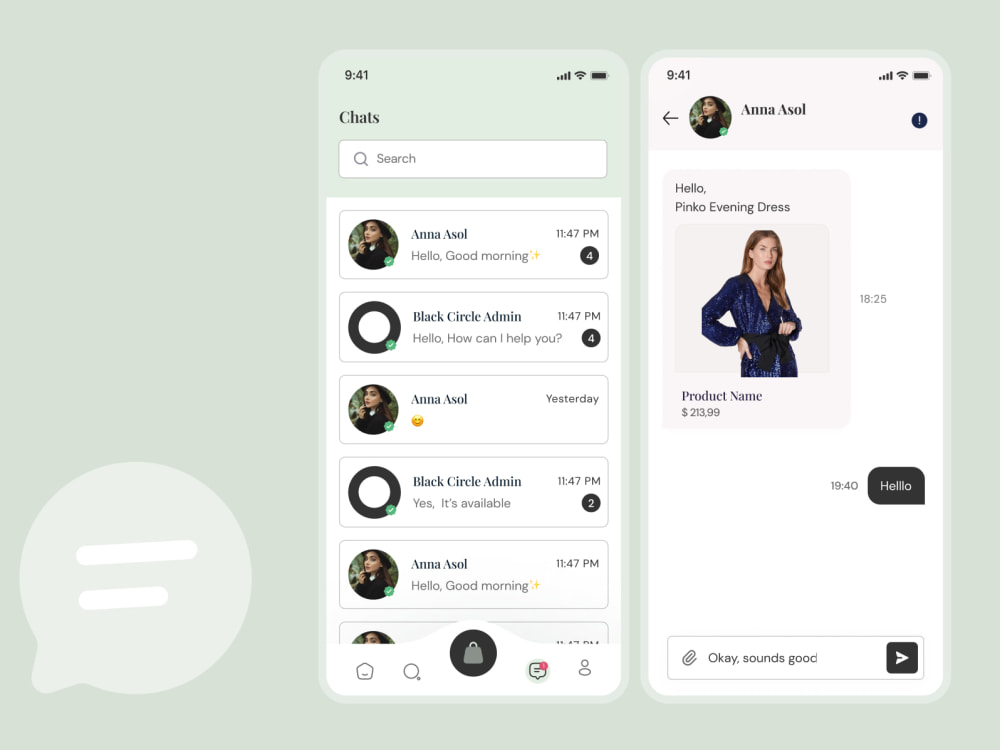 Mobile App UI/UX for e-commerce app | shopping mobile app | iOS ...
