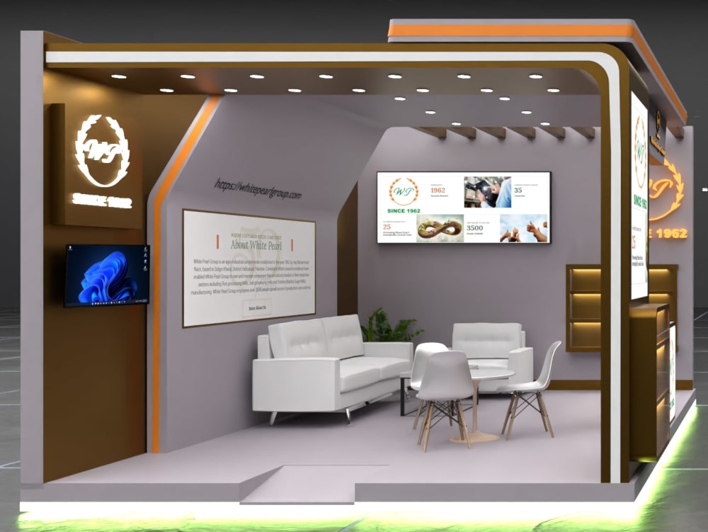3D Exhibition Booth, Stand Design, Virtual Exhibition & Retail Kiosk ...
