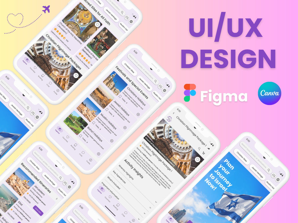 Mobile app, Web design, Landing page | UI UX or UIUX design in Figma | Upwork