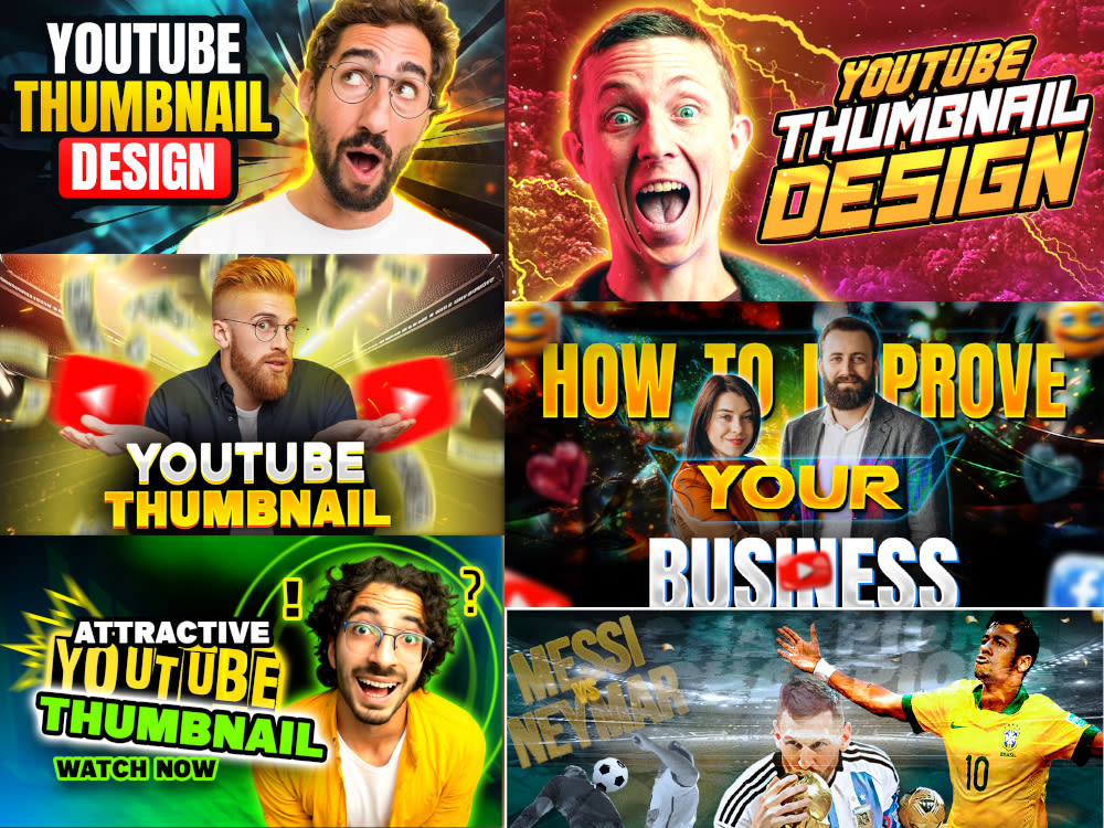 Professional YouTube LUXURY Thumbnail Design | Upwork
