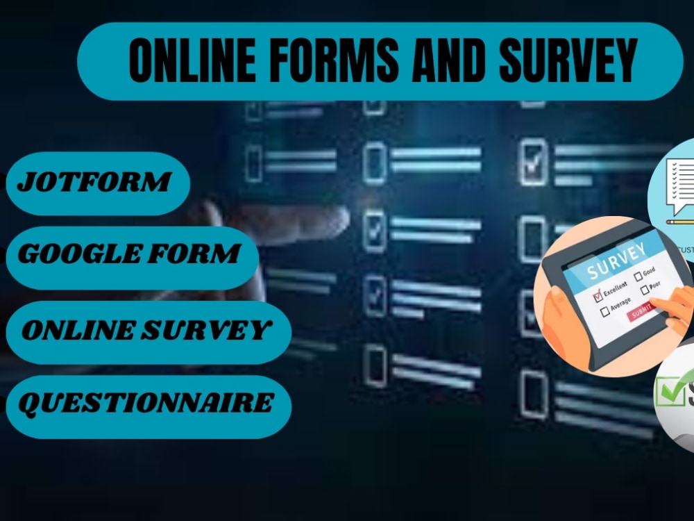 Create responsive online survey jotform survey googleform questionnaire ...