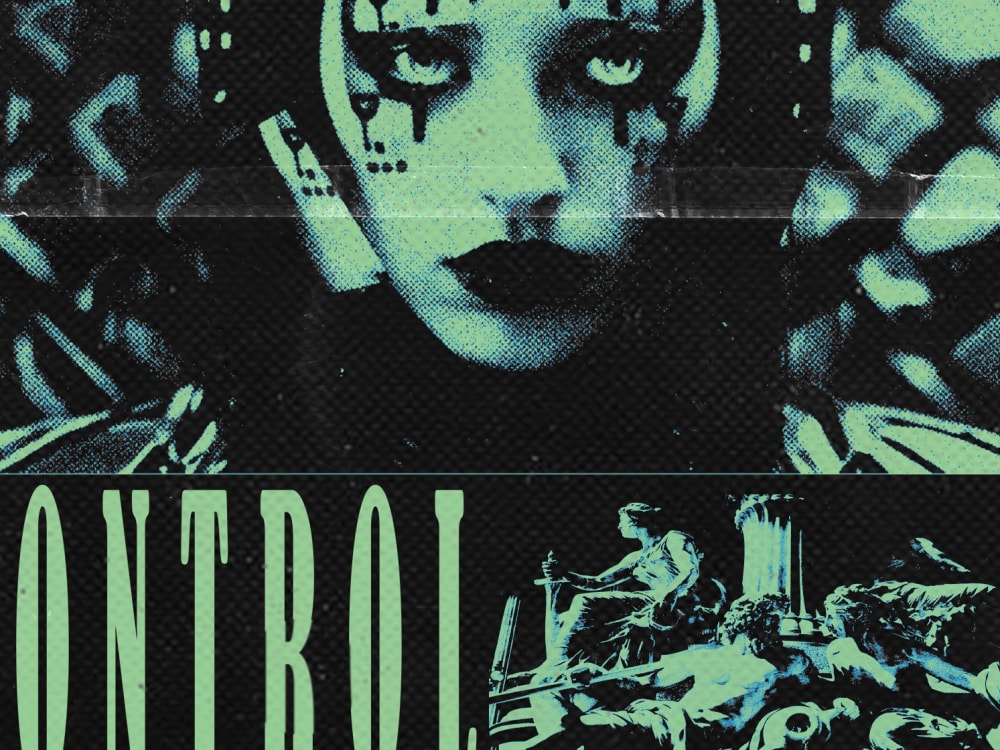 Edgy cyberpunk album cover | Upwork