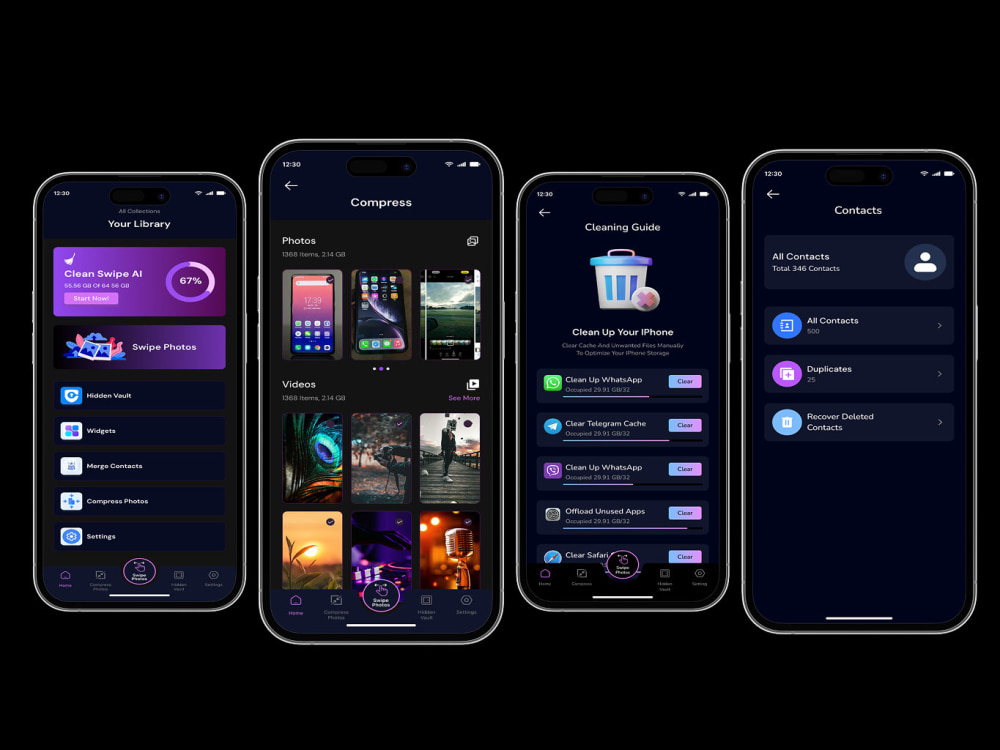 Clean Swipe Up App Design || Mobile App Design | Figma Design | Figma ...