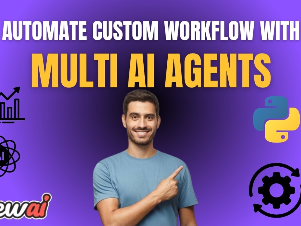 Multi Ai agents using crewAI tailored to your business in python | Upwork