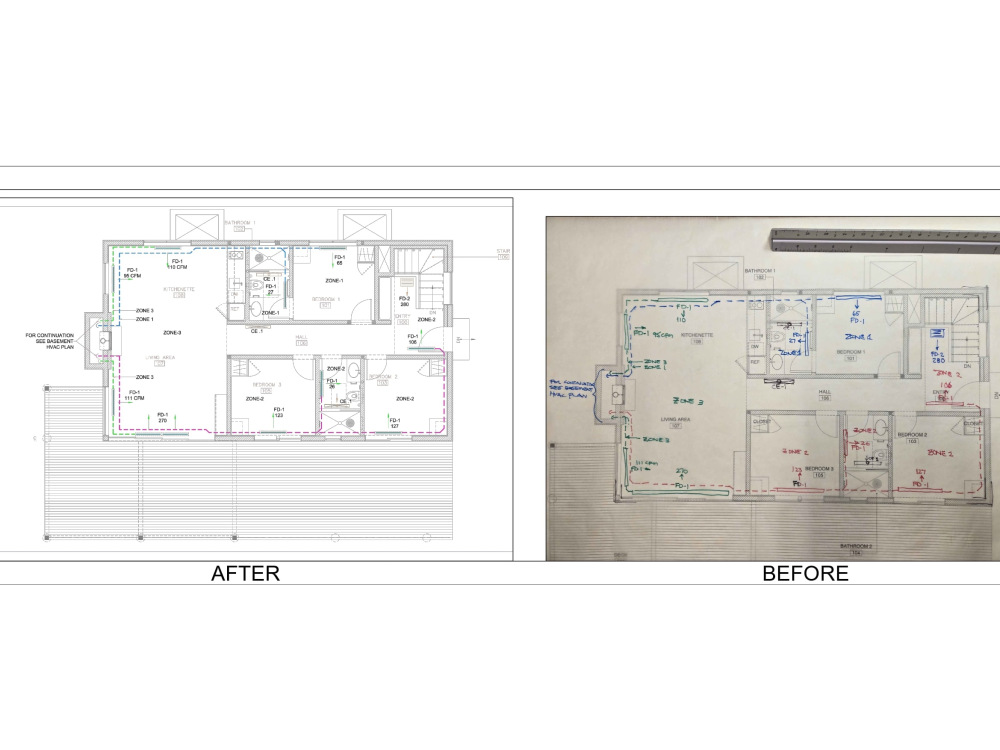 Magnificent conversion rough sketches, pdf, blueprints, in 2d autocad ...