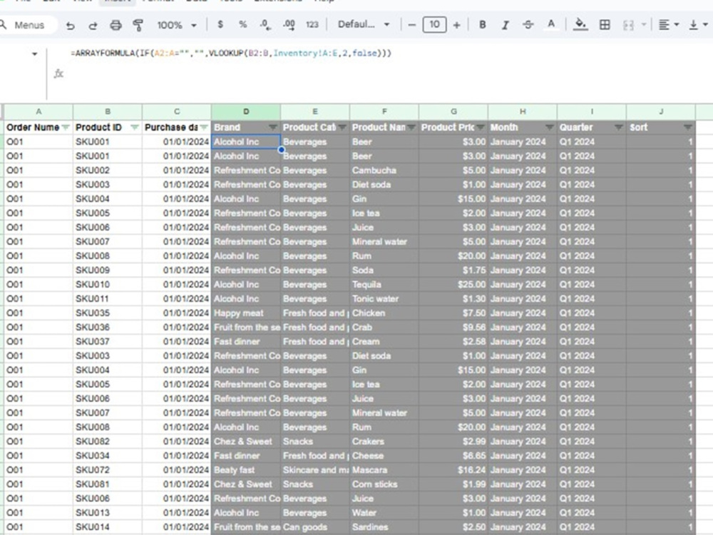 Advanced Google Sheets Formulas | Upwork