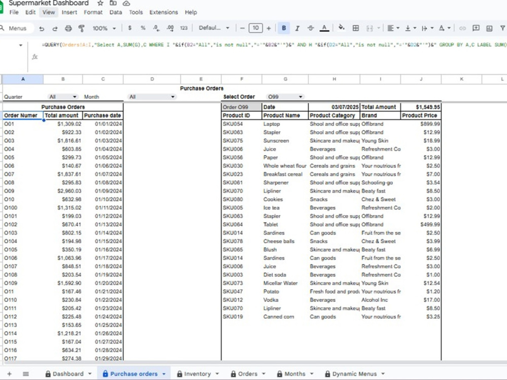 Advanced Google Sheets Formulas | Upwork