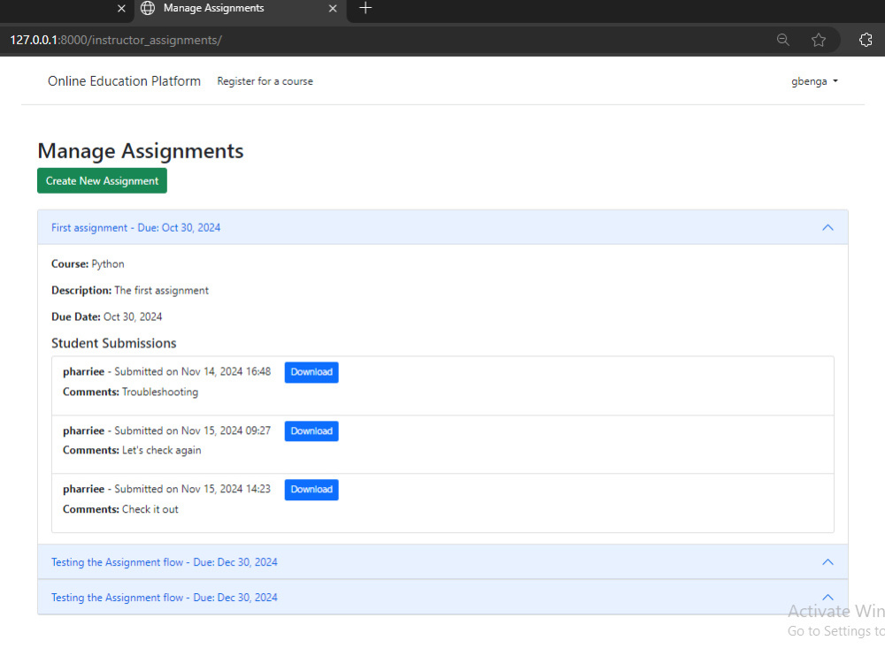 Full-stack web development using Django, Bootstrap, and HTML ...