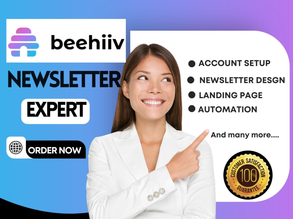 Beehiiv account setup, beehiiv template, beehiiv newsletter, substack ...