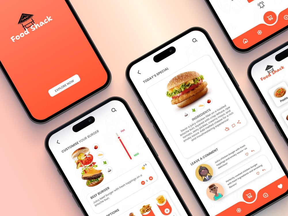 A sleek and interactive Mobile App UI/UX design. | Upwork