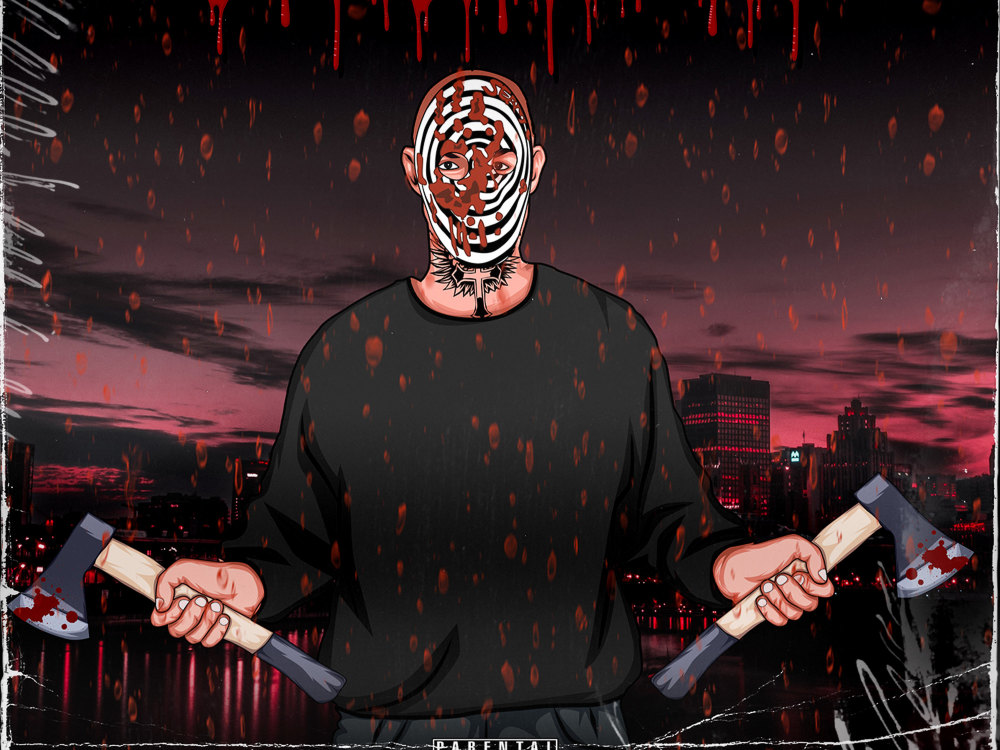 An eye catching cartoon album cover art, single, mixtape and music art ...