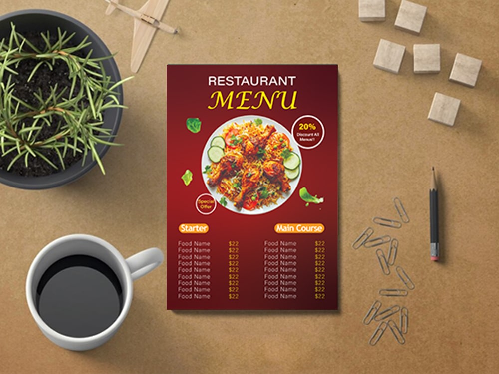 Custom Restaurant Menu Design | Fast & Professional | Upwork
