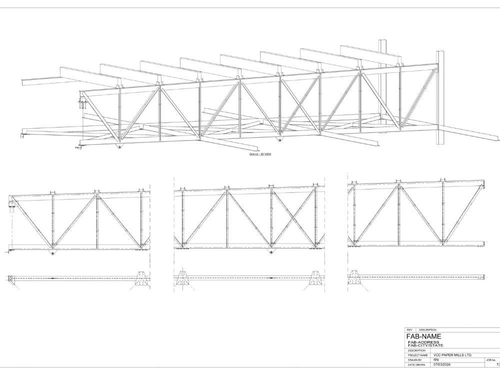 Steel Trusses Detailing using Tekla Structure with CIS & AISC standards ...