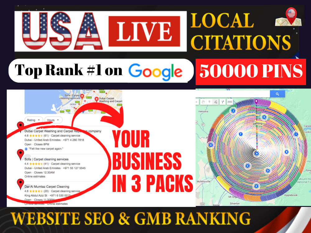Google Map Citations | local SEO | Local listings for USA, UK, CA, AU ...