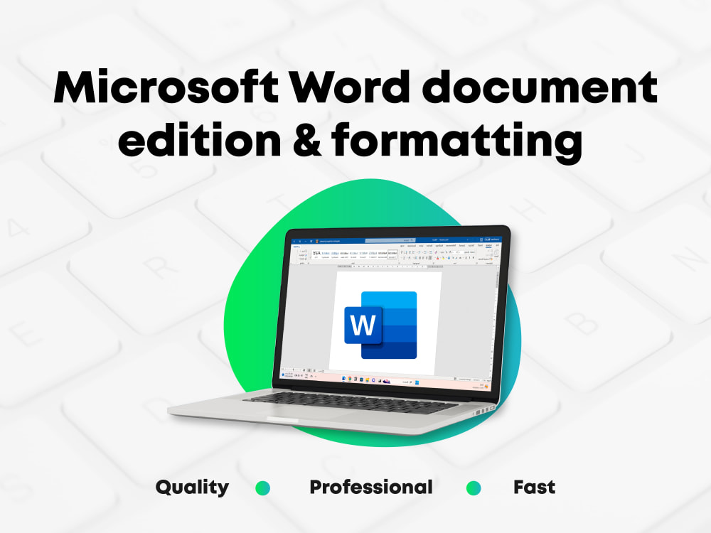 A microsoft word document edited and formatted | Upwork