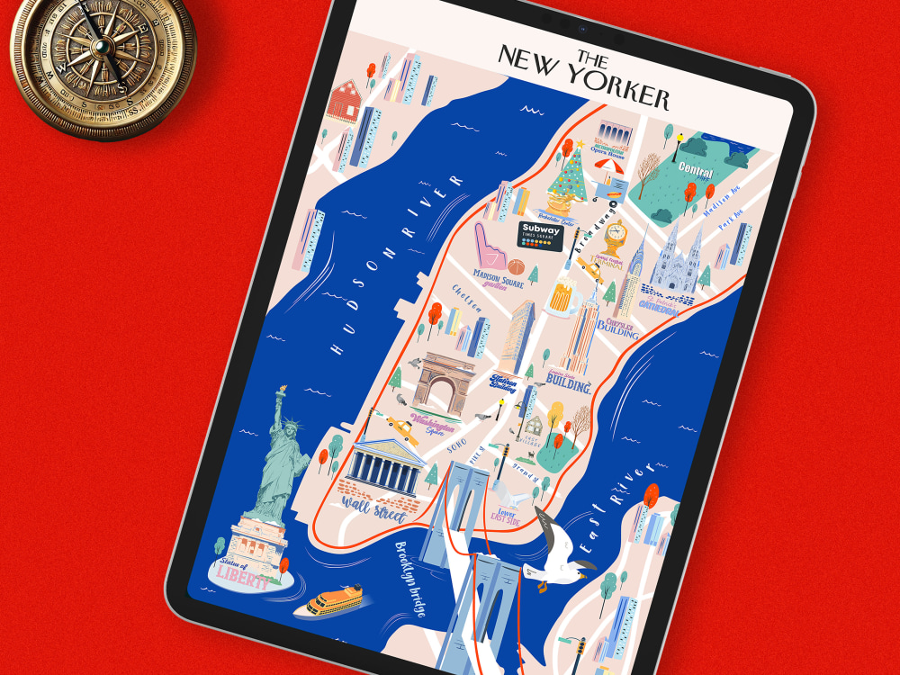 Custom Map Illustration Service | Cities, Countries & Fantasy Maps | Upwork