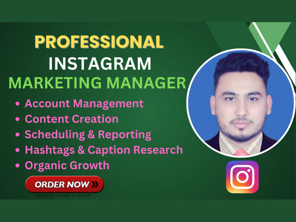 Instagram Followers , Engagement, Growth, Instagram Marketing Manager ...